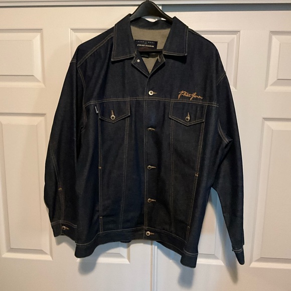 Phat Farm | Jackets & Coats | Vintage Phat Farm Denim Jean Jacket 2xl ...